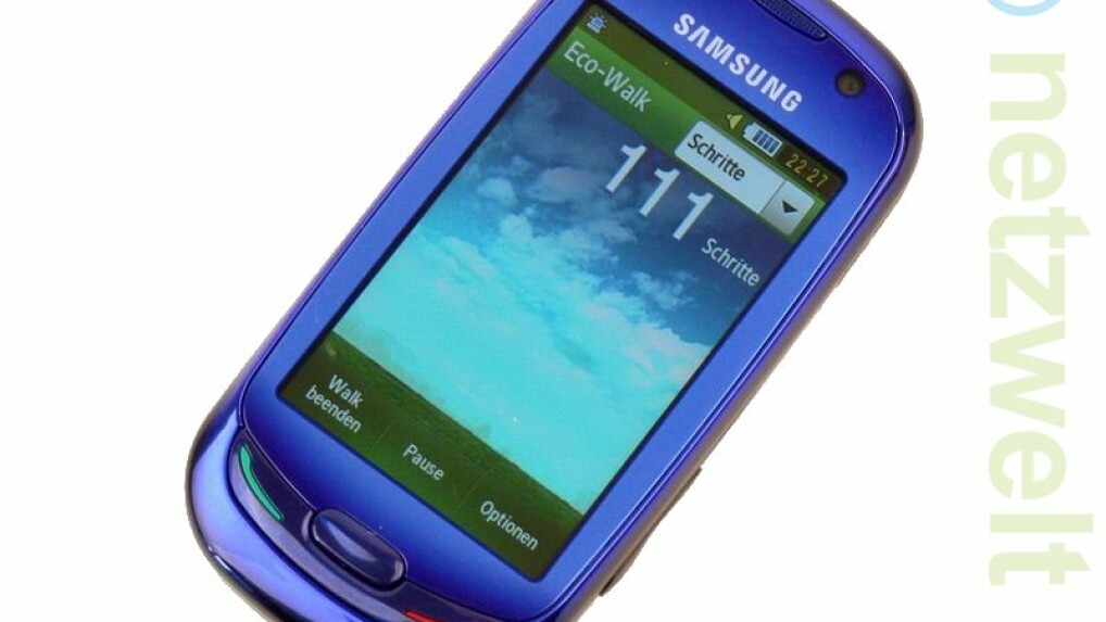 Handy mit Solarzelle: Samsung S7550 Blue Earth im Test | NETZWELT