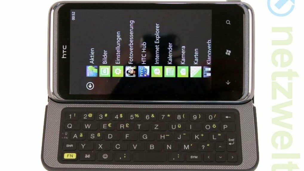 HTC 7 Pro im Test: Slider-Handy mit Windows Phone 7 | NETZWELT