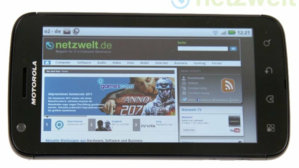 Motorola Atrix im Test: Netbook, Multimedia-Zentrale und Smartphone in ...
