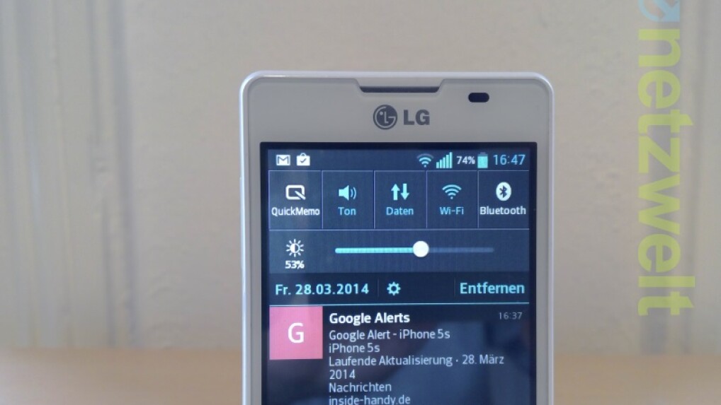LG Optimus L4 II im Test: Kompaktes Zweit-Smartphone mit Ausdauer ...