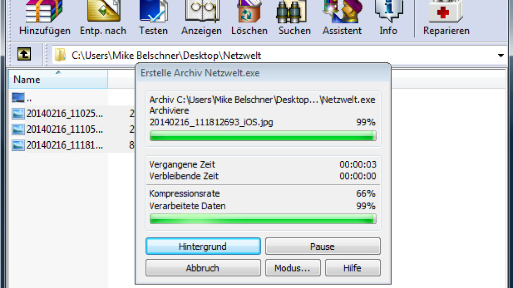 WinRAR: SFX-Archiv erstellen | NETZWELT