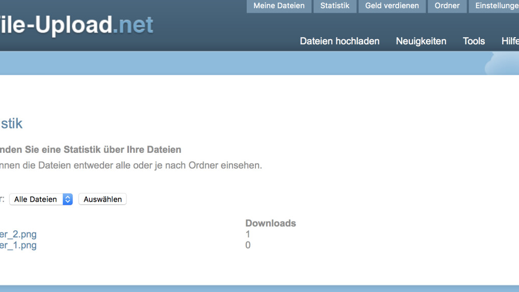 File-Upload.net im Test: Filehosting schnell und supersimpel | NETZWELT