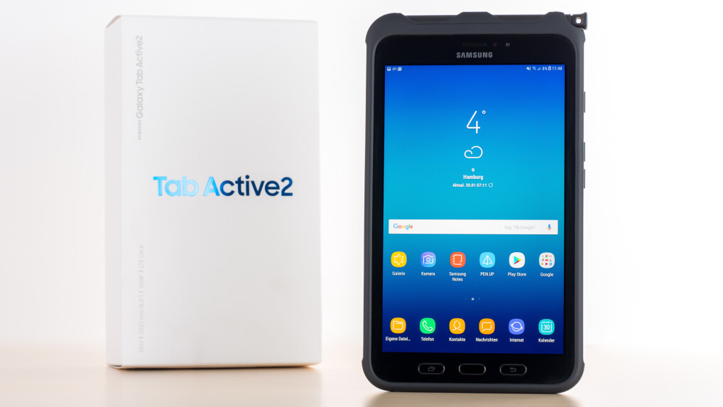 Galaxy Tab Active 2 im Test: Mittelklasse-Tablet für die Baustelle ...