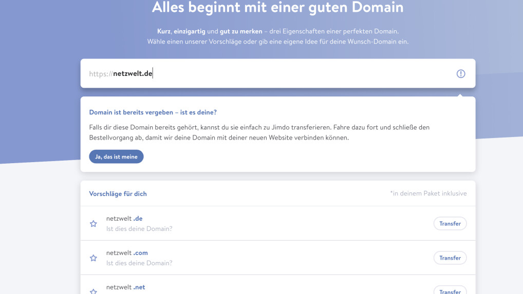 Jimdo im Test: Unsere Erfahrungen mit dem Homepage-Baukasten | NETZWELT