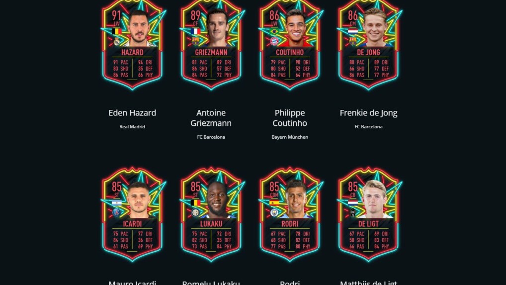 FIFA 20 OTW: EA zeigt alle Karten - Abstimmung für den letzten Spieler ...