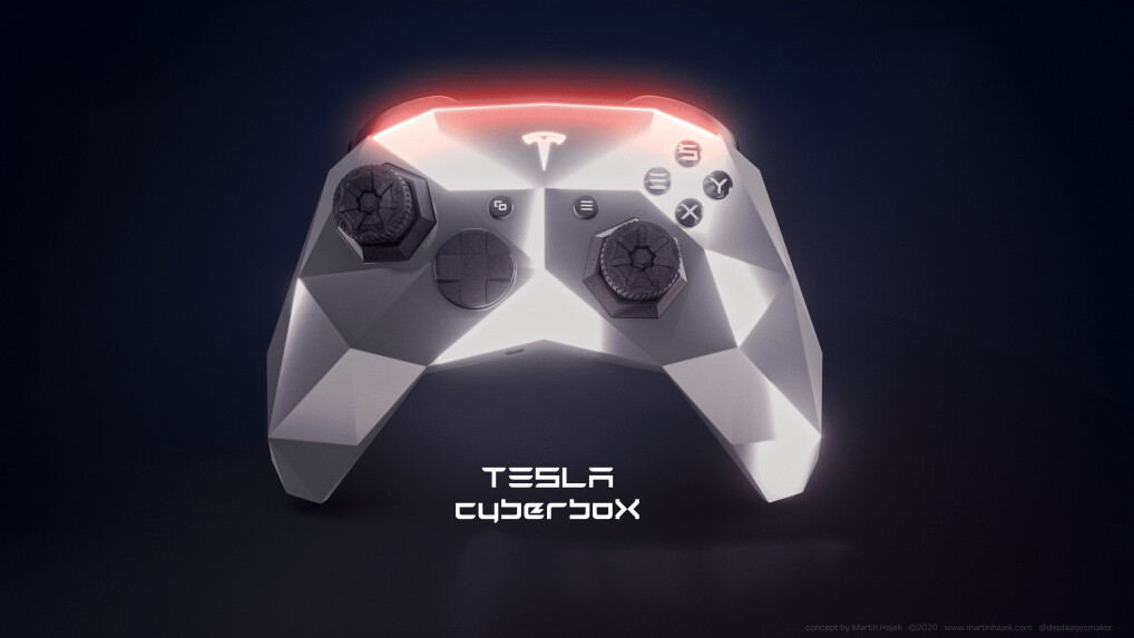 Tesla CyberBox: Wenn Xbox Series X und Cybertruck frontal ...