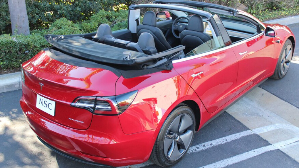 Tesla Model 3 als Cabrio vorgestellt: Wenn Frischluft Vorfahrt hat ...