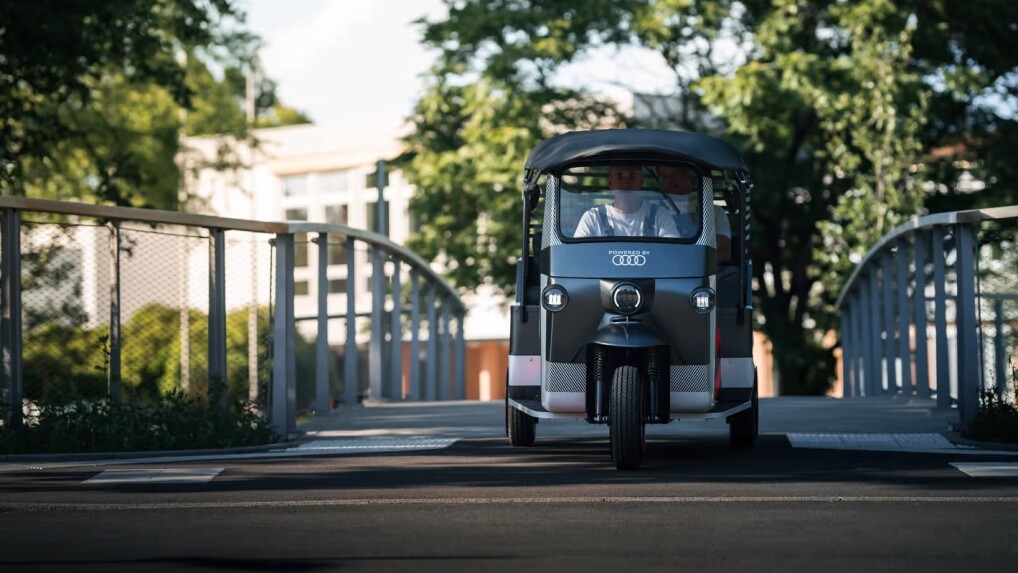 Mit E-Tron-Akkus: Audi präsentiert dreirädrige Elektro-Rikscha | NETZWELT