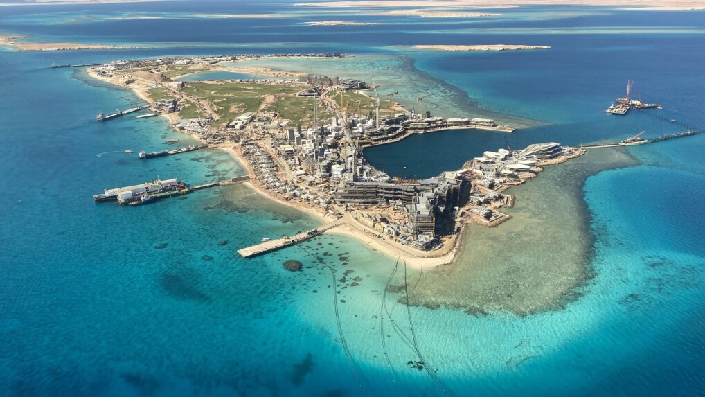 The Line: Luftaufnahmen zeigen aktuellen Baufortschritt des 170 ...