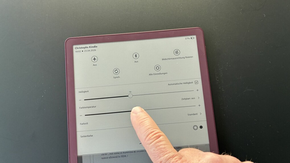 Amazon Kindle Scribe Colorsoft im Test: Kann das iPad jetzt einpacken ...