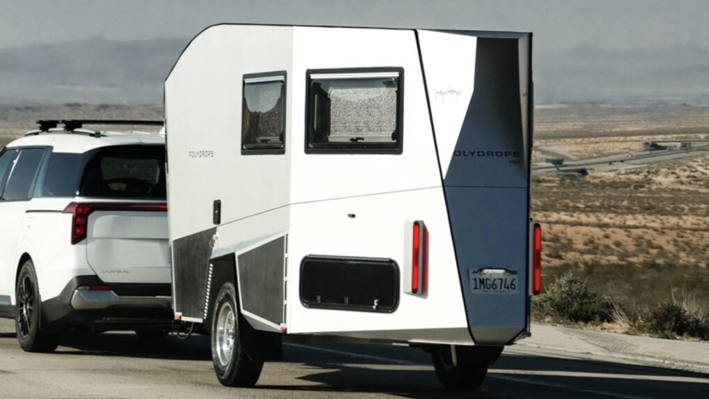 Wohnwagen im Low Poly-Design: Aerodynamisch und autark in den ...