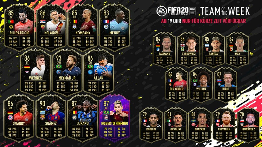 Fifa 20 Totw Das Ist Das Neue Team Der Woche Netzwelt