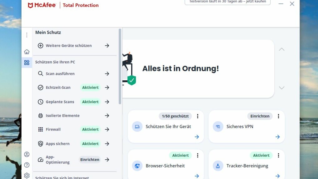 McAfee Total Protection im Test: Wie gut ist das Sicherheits-Urgestein ...