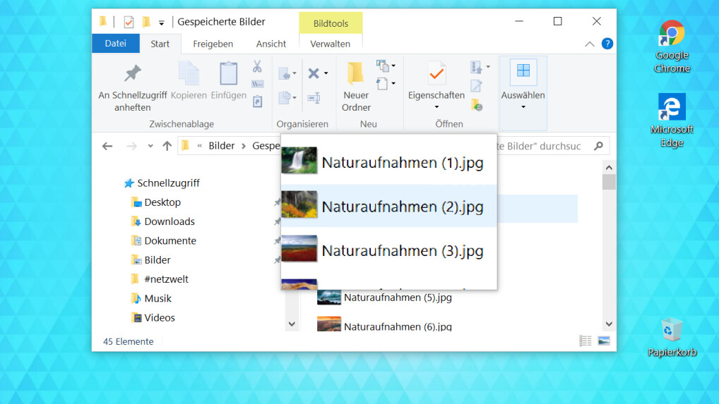 Windows 10: So macht ihr die Dateiendungen sichtbar - NETZWELT
