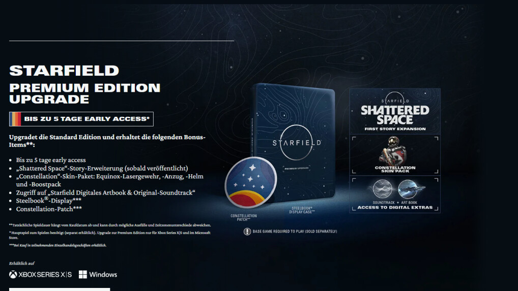Starfield vorbestellen: Editionen, Boni und Shops im Überblick | NETZWELT