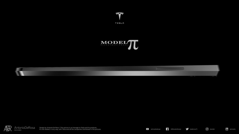 Tesla-Handy: Steuert E-Autos, verbindet sich mit eurem Gehirn! Konzept ...