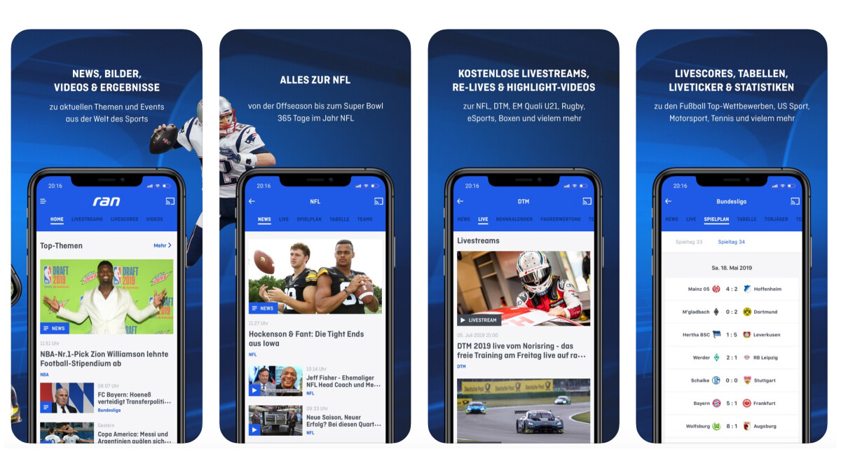 ran | NFL, Bundesliga, DTM - Download | NETZWELT