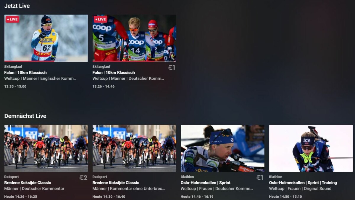 Discovery+: Live-Sport und abrufbare Sportinhalte - das wird gezeigt ...