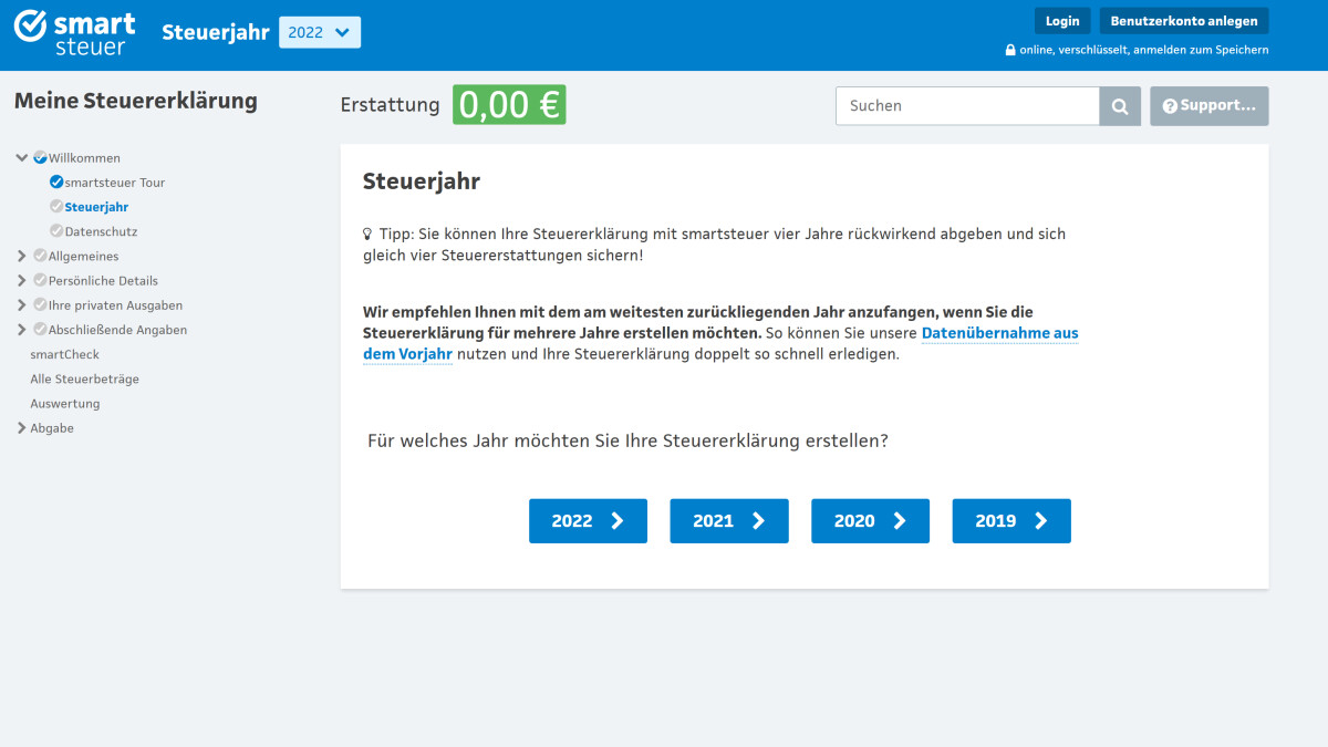 Smartsteuer im Test 2024: Steuererklärung direkt im Browser - doch ...