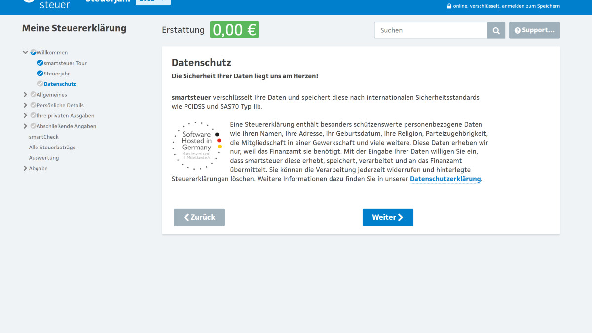 Smartsteuer im Test 2024: Steuererklärung direkt im Browser - doch ...