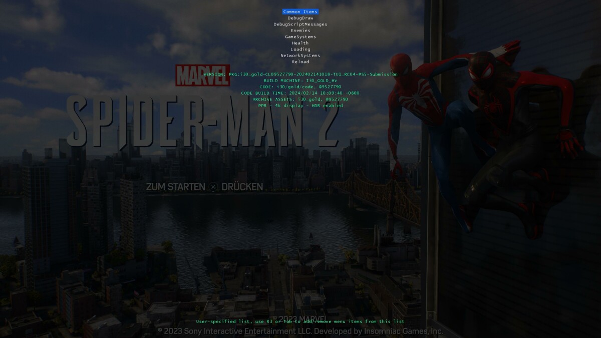 Marvel's Spider-Man 2: Update gibt dieses versteckte Menü frei ...