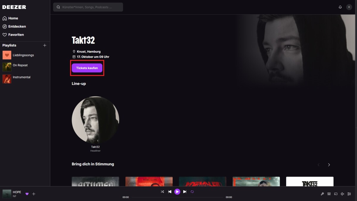 Deezer Konzerte: So findet ihr mit der App euer nächstes Event | NETZWELT
