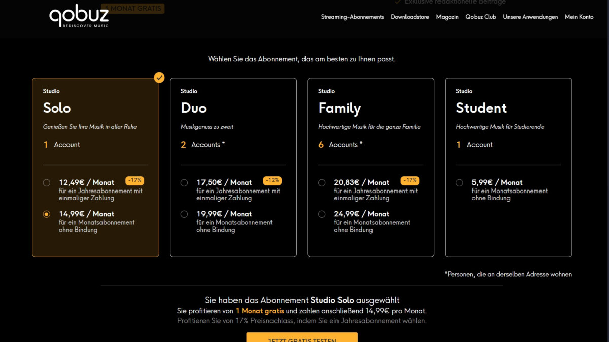 Qobuz gratis nutzen: So streamt ihr beim Musikdienst kostenlos | NETZWELT