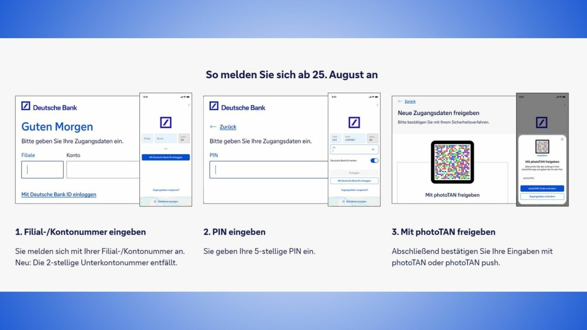 Ab 25. August: Deutsche Bank stellt Online-Banking um - das müsst ihr ...