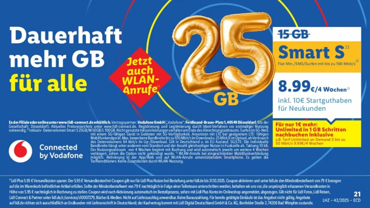 Lidl greift Telekom, O2 und Co. an: So profitieren diese Kunden ab ...