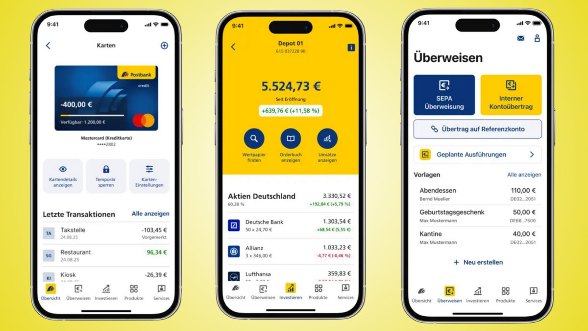 Update für Postbank-App: So gehören Fehlüberweisungen der Vergangenheit an | NETZWELT