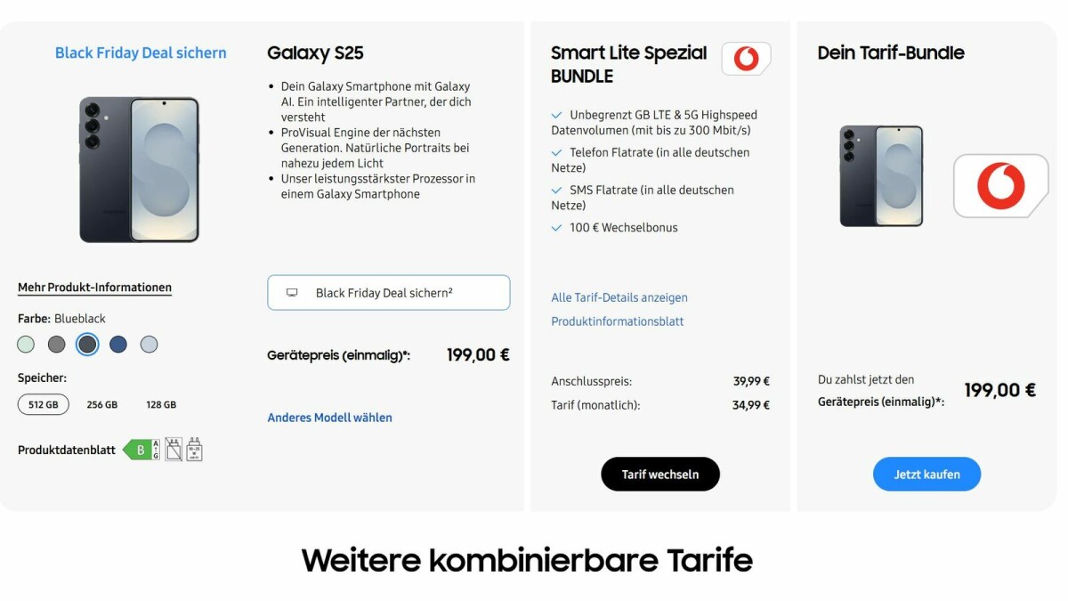 Samsung startet Galaxy-Angebote: Wer dieses Handy kauft, erhält Technik ...