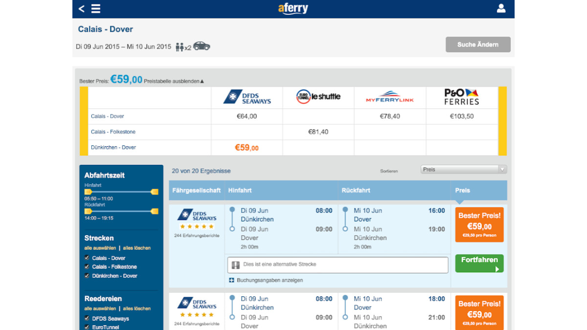 aFerry - Download | NETZWELT