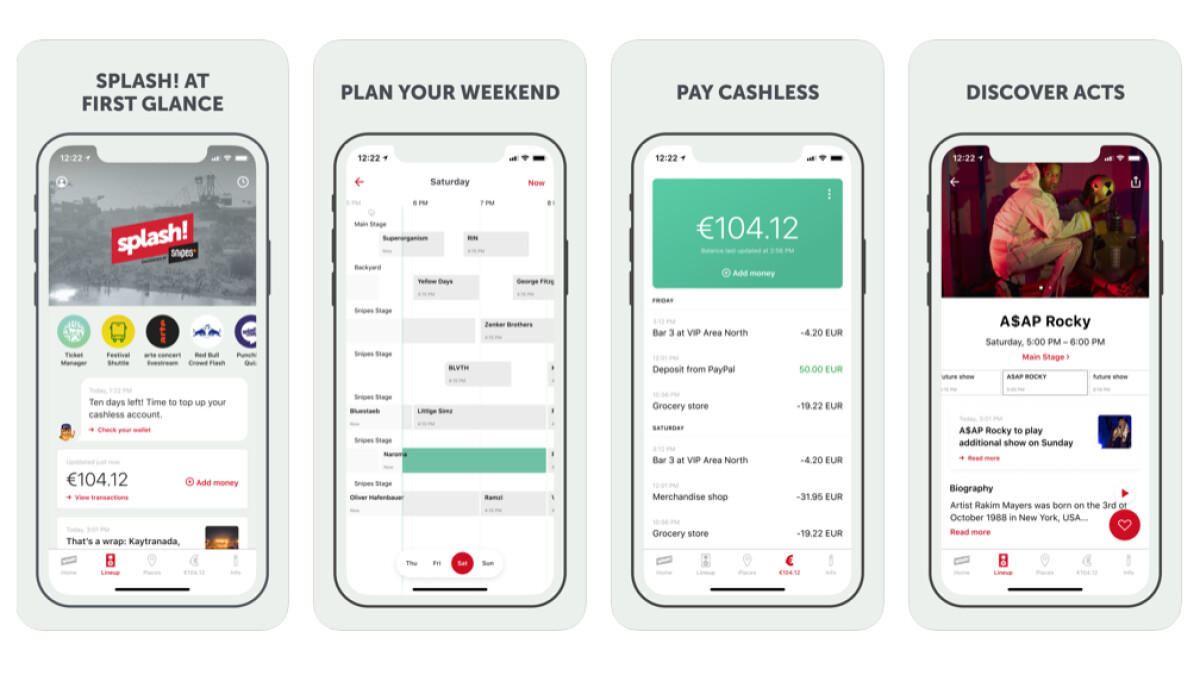 Splash Festival-App - Download | NETZWELT