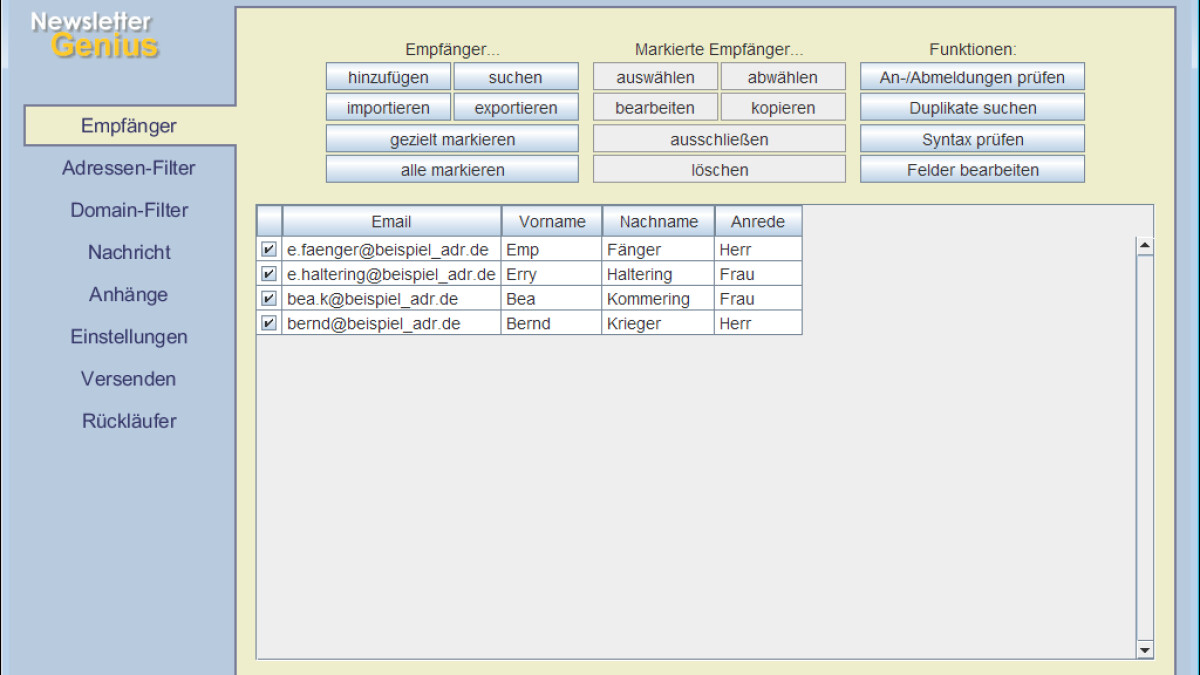Newsletter Genius - Download | NETZWELT