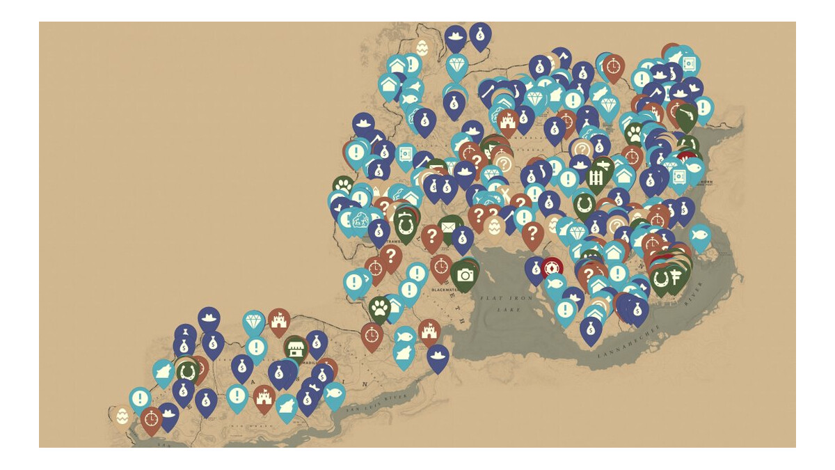 Red Dead Redemption 2: Interaktive Map zeigt Fundorte vieler Items ...