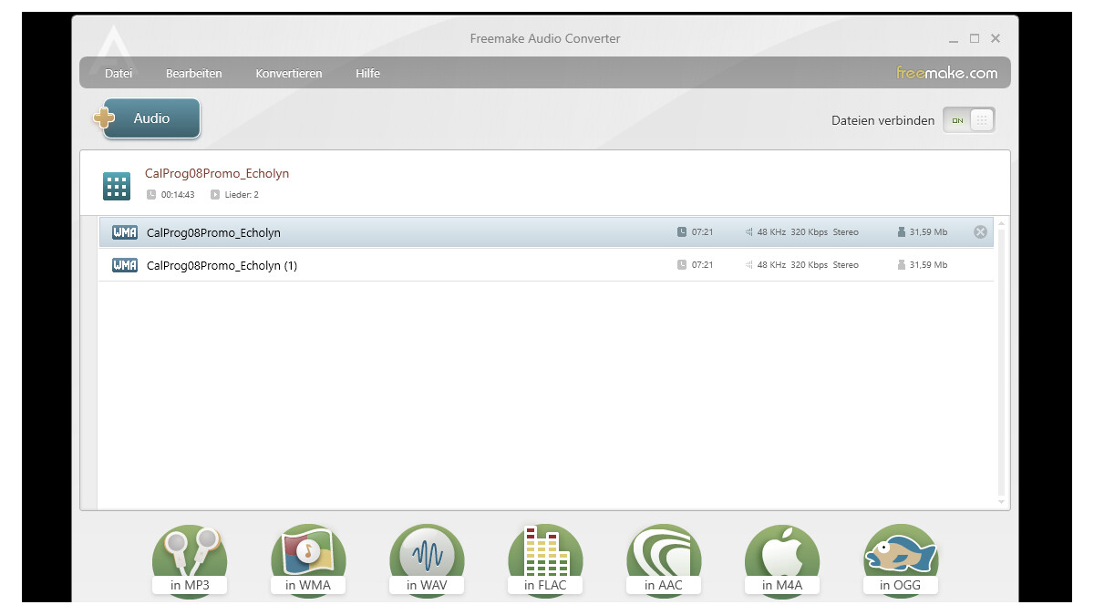 Freemake Audio Converter - Download | NETZWELT