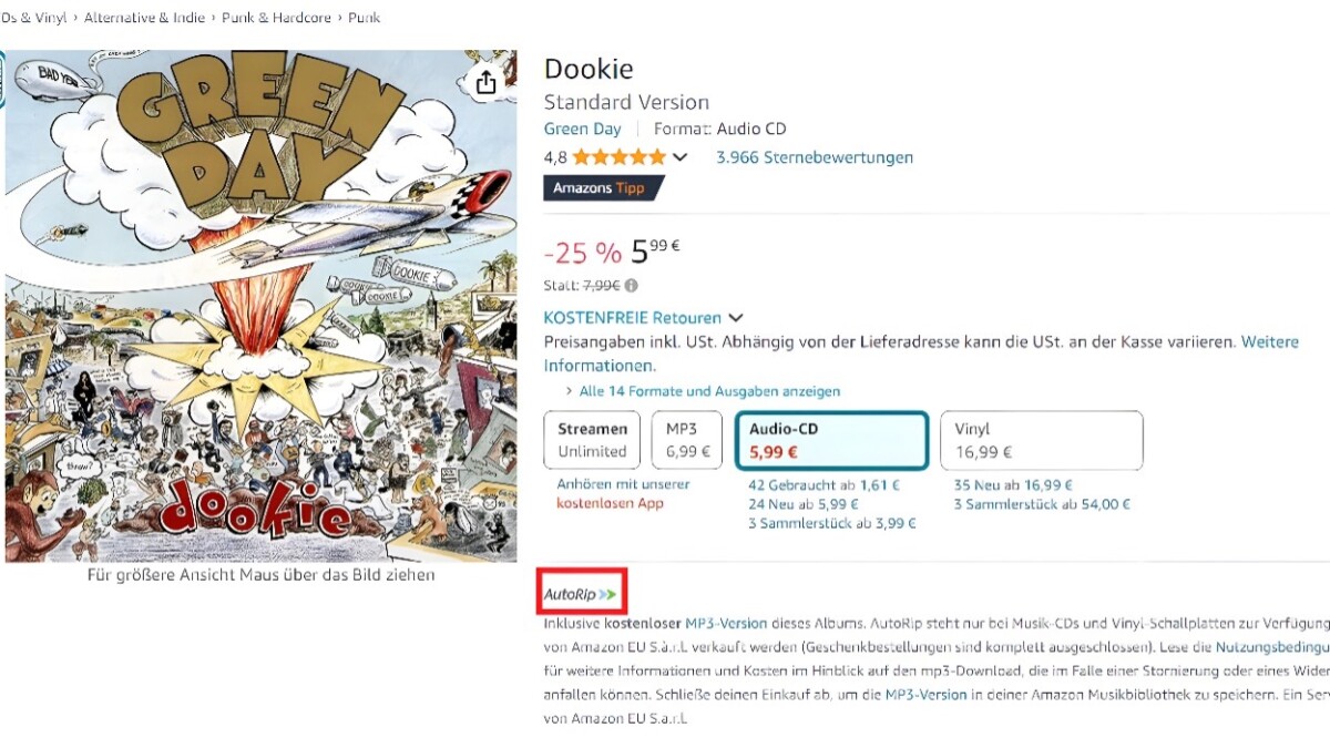 Amazon Music AutoRip: Amazons exklusiver Vorteil, was dahinter steckt ...