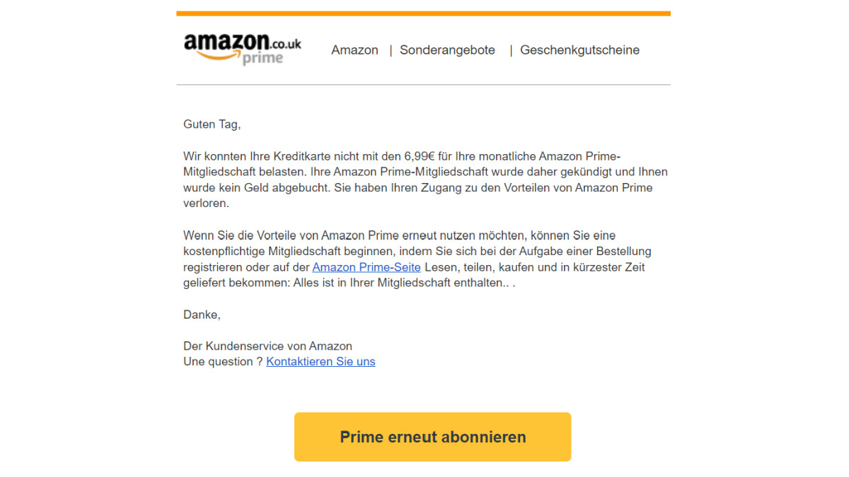 2025 - Los datos de tu cuenta están en riesgo: los estafadores quieren utilizar estos correos ...
