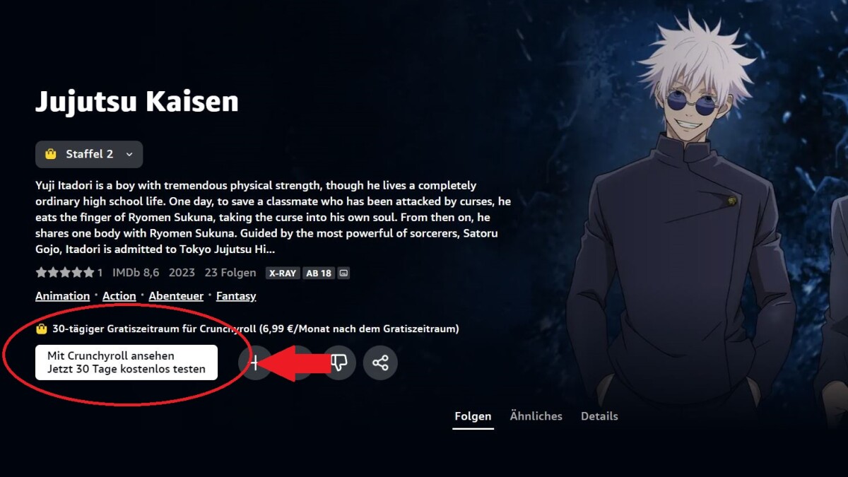 Crunchyroll über Amazon Channels buchen: So funktioniert es | NETZWELT