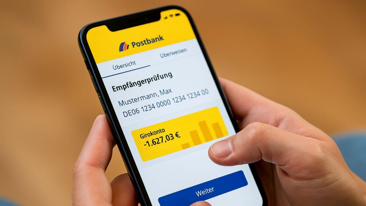 Update für Postbank-App: So gehören Fehlüberweisungen der Vergangenheit an | NETZWELT