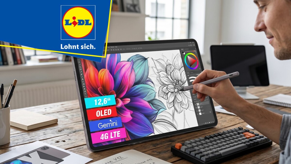 Lidl-Geheimtipp ab Montag (11.05.): Großes AMOLED-Tablet mit Stift und ...