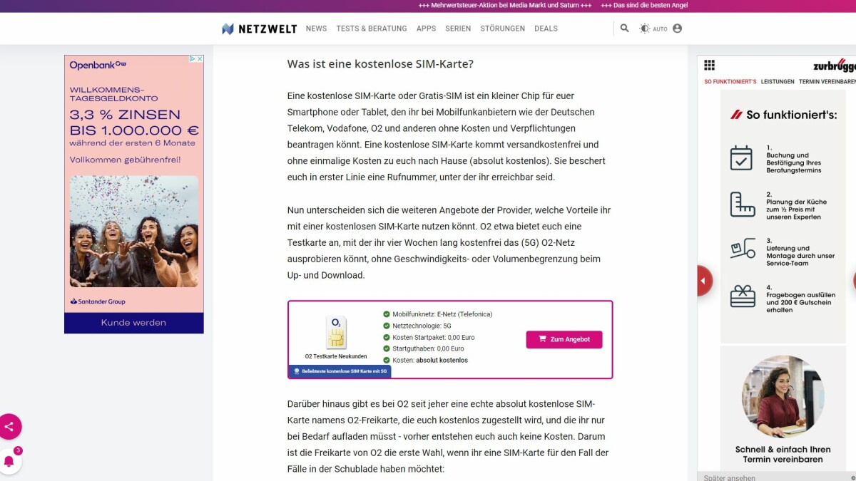 O2 Test-SIM gratis: So kommt die Karte kostenlos zu euch nach Hause ...