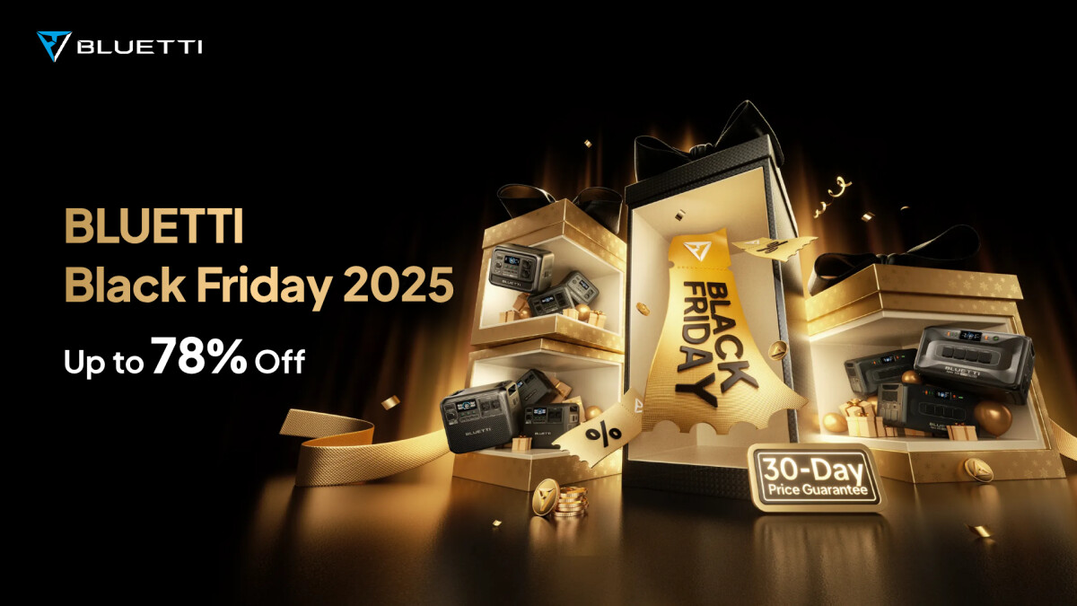 Bis zu 78 Prozent Rabatt: Bluetti startet Black Friday Power Deals ...