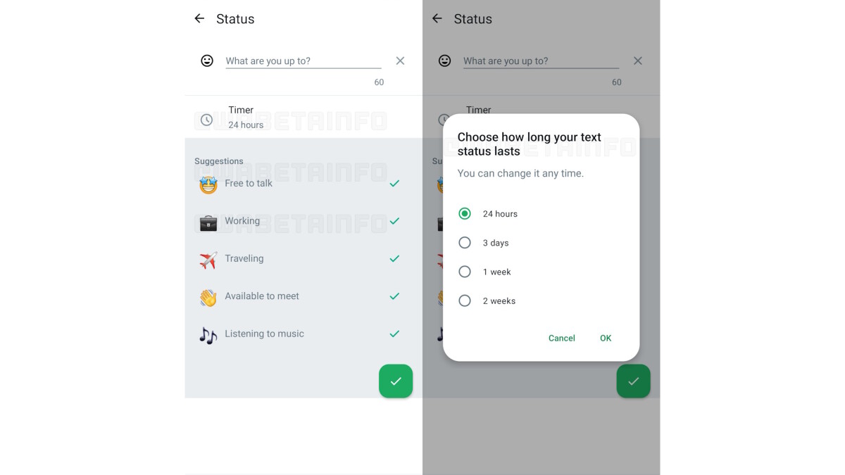 Änderung bei WhatsApp: "Status" wird zu "Aktuelles" und "Info" zu ...
