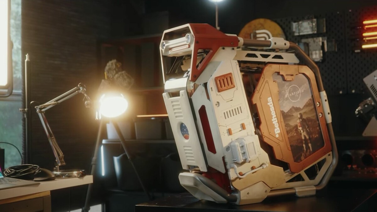 Starfield: Extrem stylisher PC im Design zum Spiel - Video zeigt ...