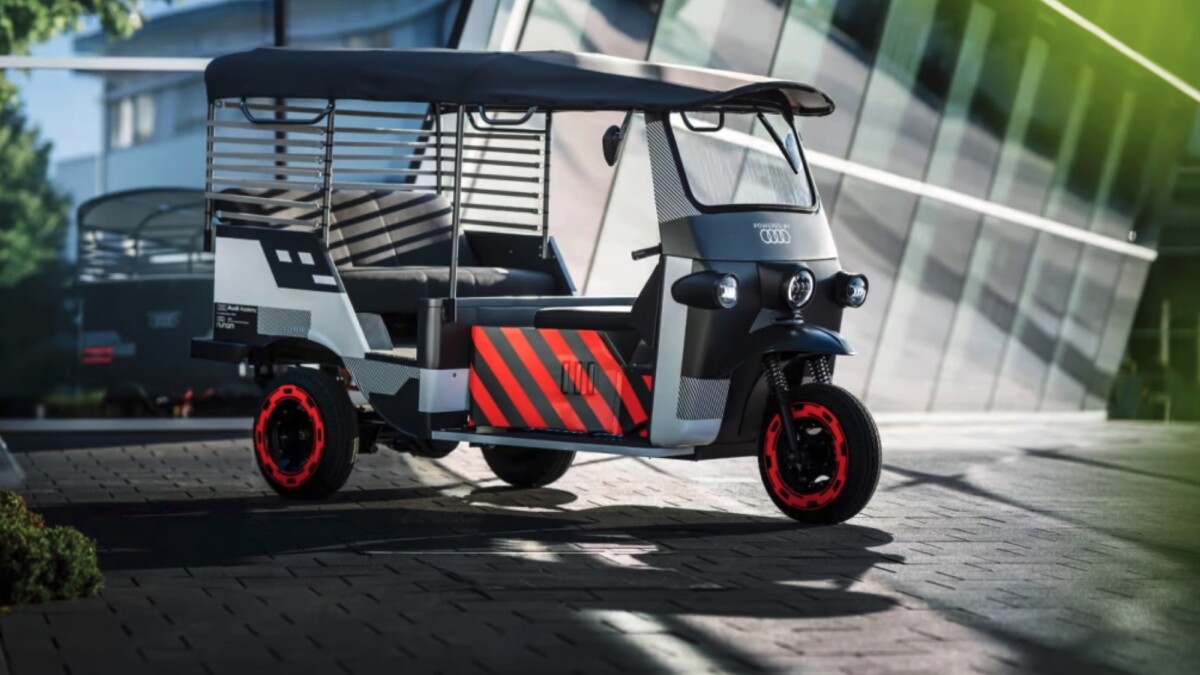 Mit E-Tron-Akkus: Audi präsentiert dreirädrige Elektro-Rikscha | NETZWELT
