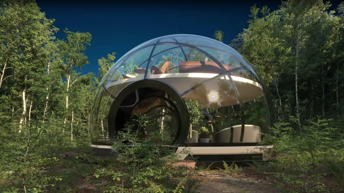 Living O'Pod: Gläsernes Tiny House rotiert um eigene Achse | NETZWELT