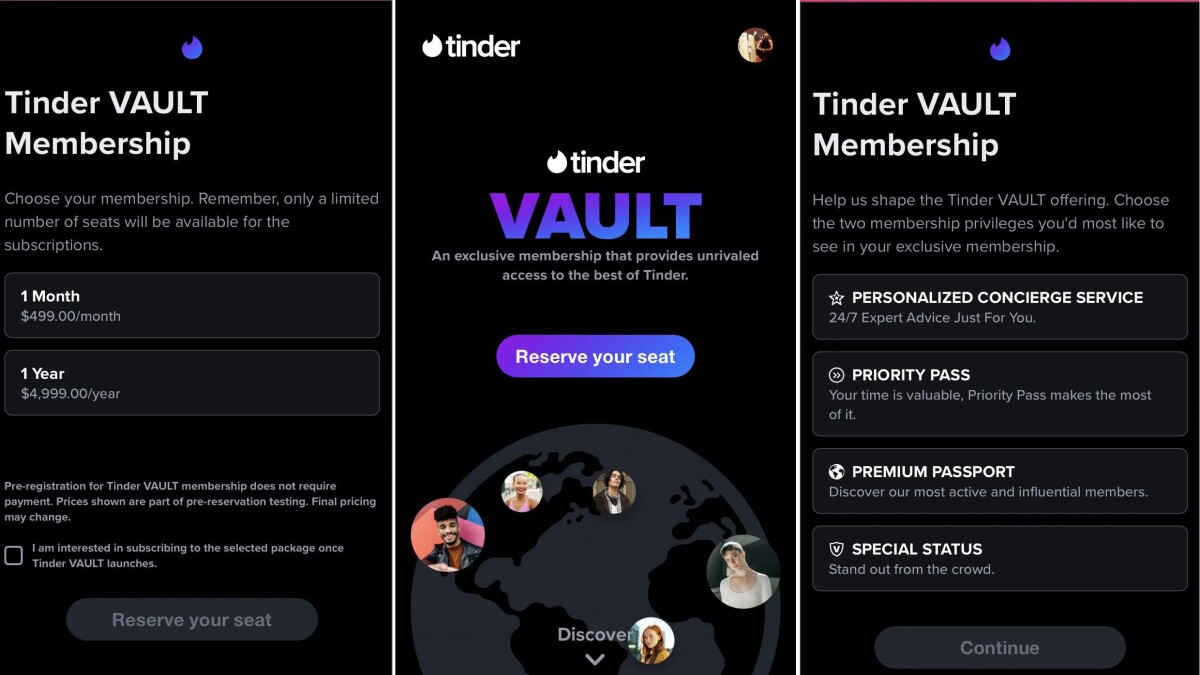 Tinder Vault: Für diese Features verlangt die Dating-App jetzt 500 US ...