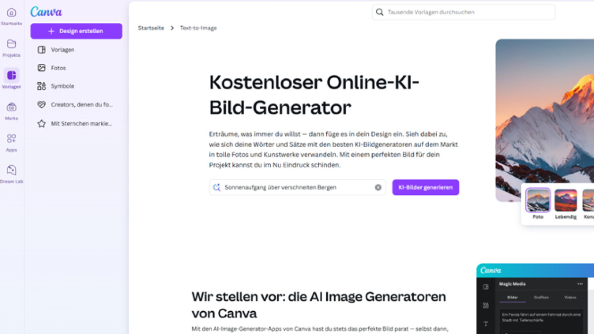 Die 10 besten KI-Bildtools für verschiedene Anwendungsbereiche ...