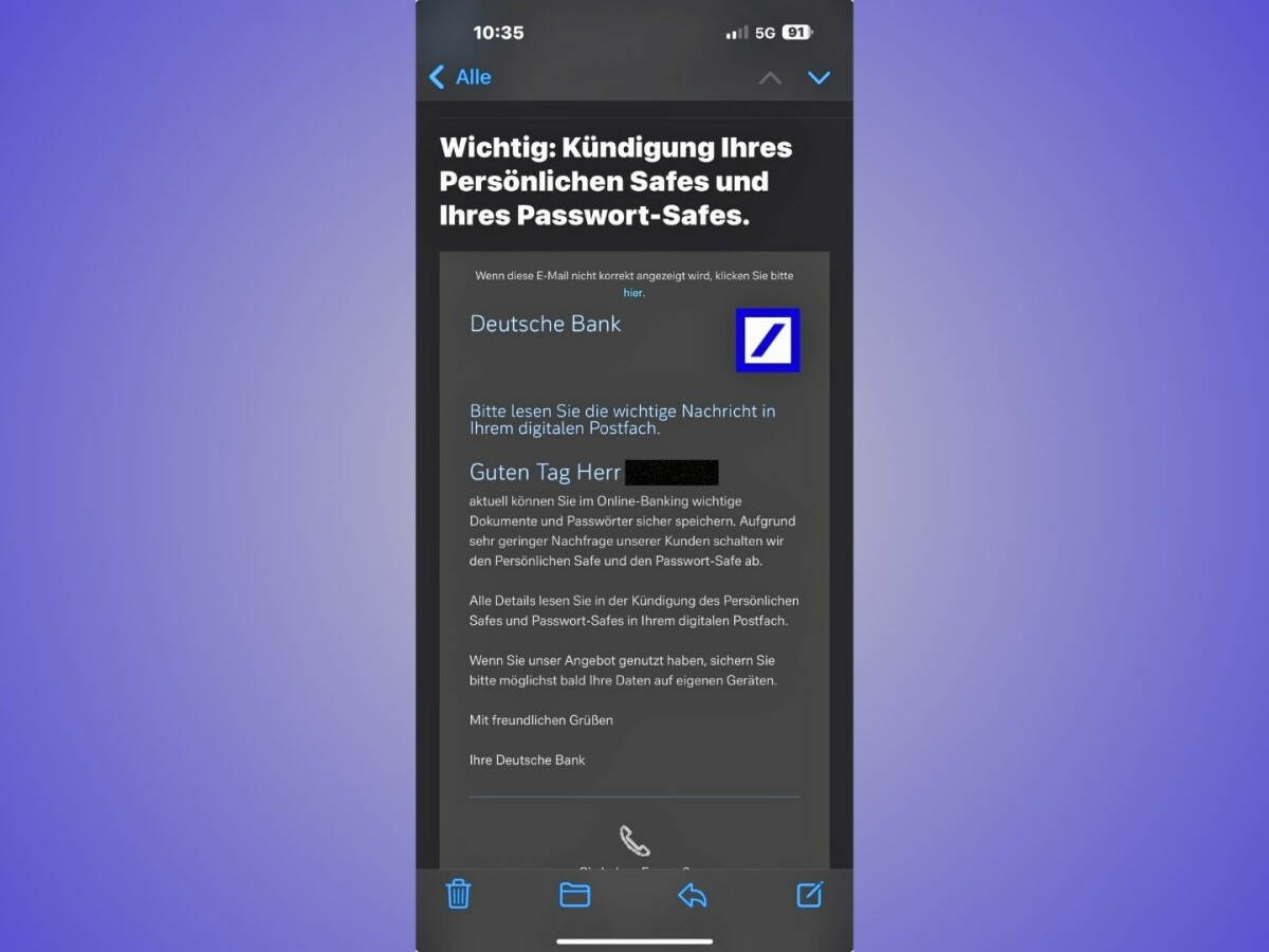 Deutsche Bank schaltet Sicherheitsfunktion ab: Das müssen Kunden jetzt ...